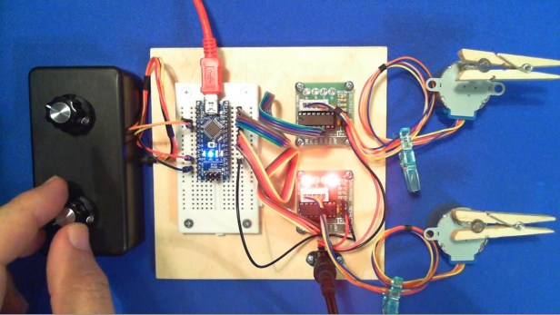 Arduino and Two Stepper Motors – Arduining